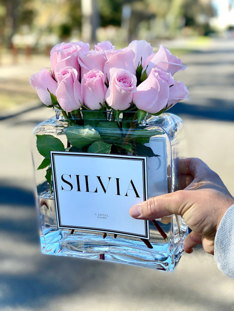 Personalised No.5 Chanel Vase by Cartel Flowers